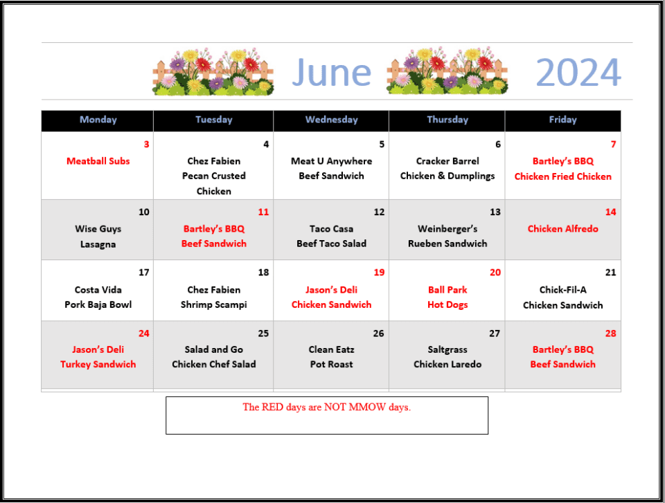 Active Adult Lunch Program - GoGrapevine